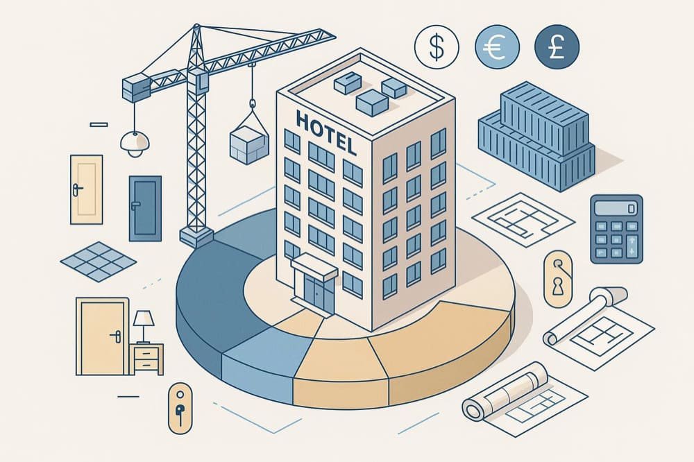 Hotel Construction Cost 2025: Per Key, Sq Ft, Budget & Sourcing